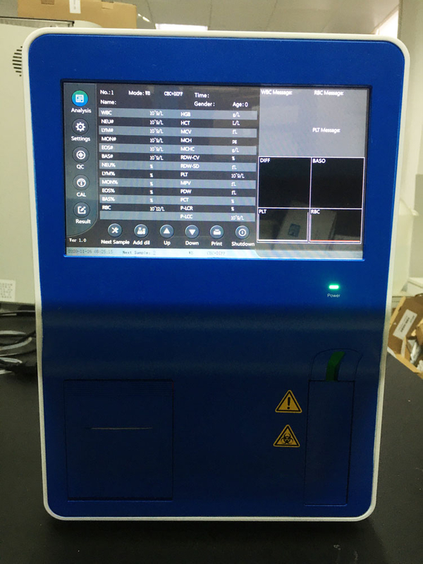 Auto Hematology Analyzer Refurbished 3 Part Differential Blood Testing ...